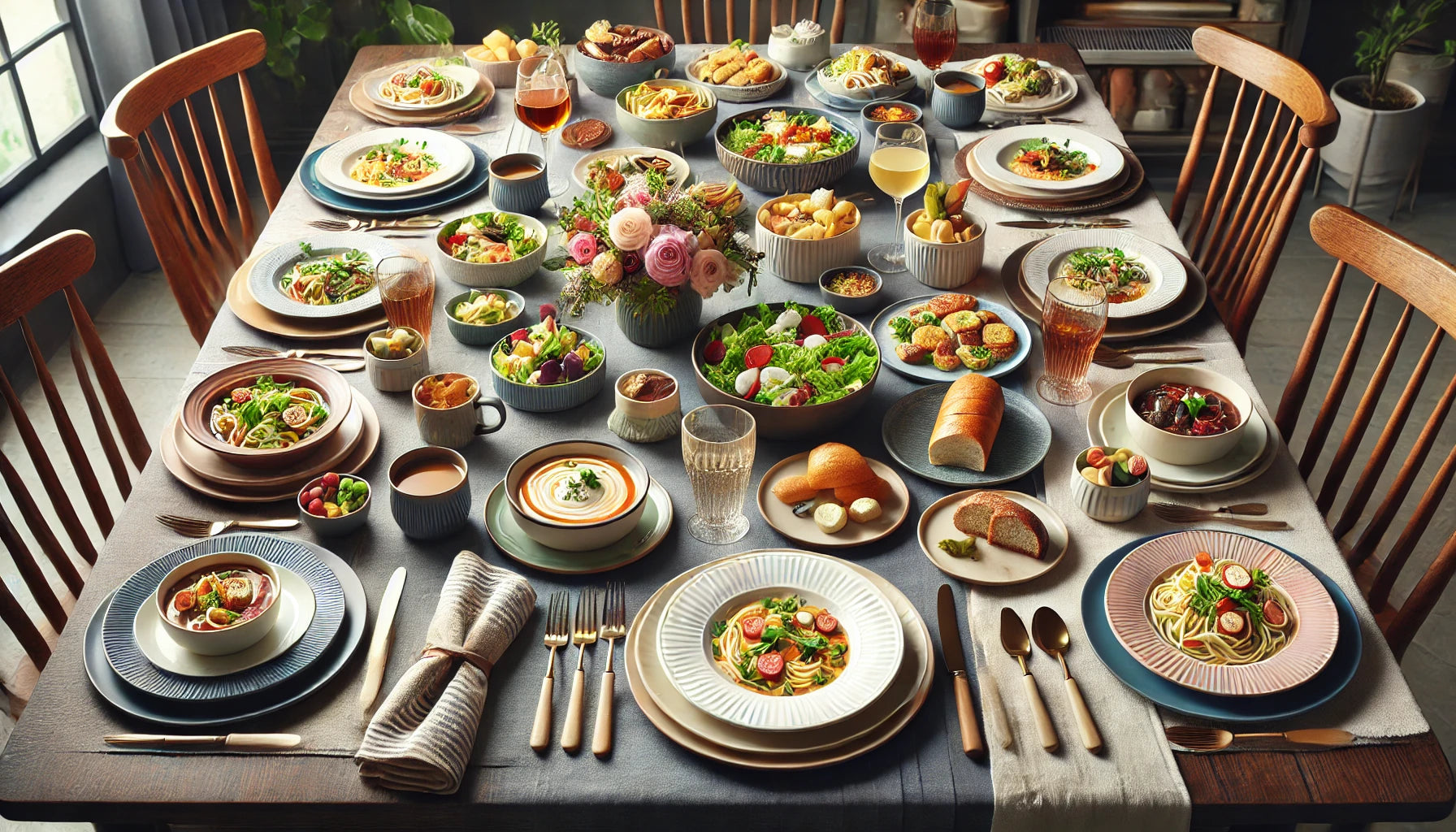 Matching Tableware to Dishes - Wilmax Porcelain