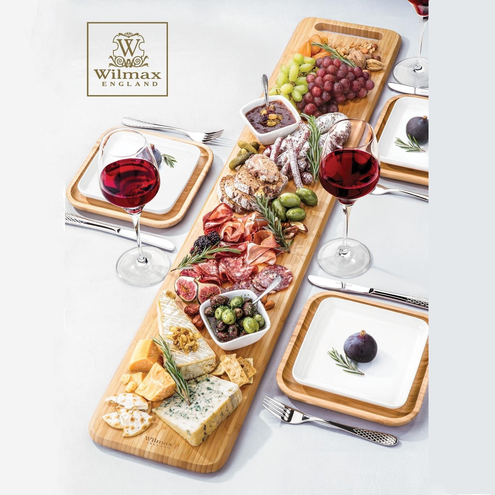 Bamboo Long Serving Boards - Wilmax Porcelain