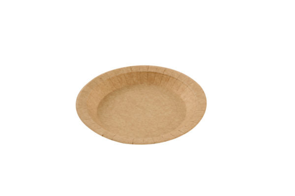 Kraft cardboard round plate 18cm(16*20) - Wilmax Porcelain